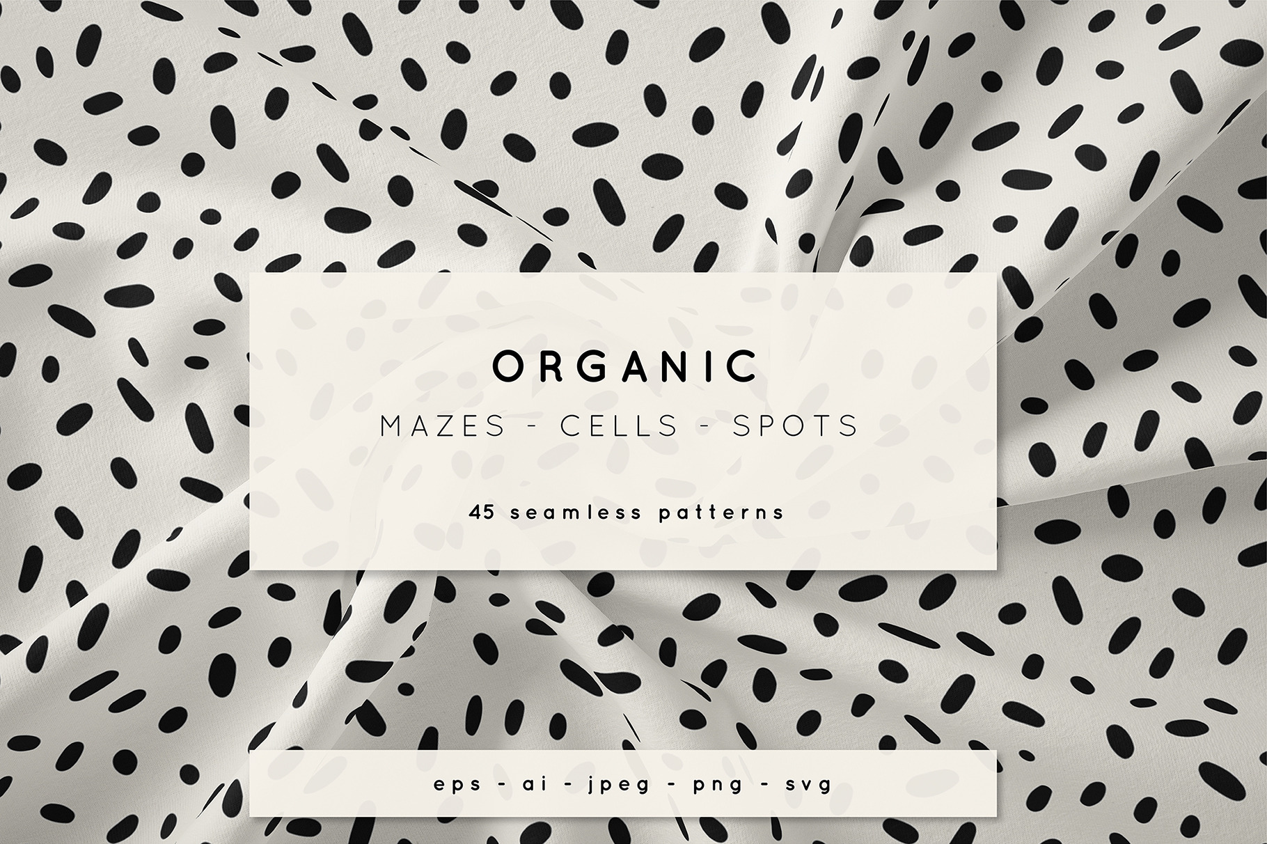 Organic Seamless Patterns Collection, a Pattern Graphic by Curly_Pat