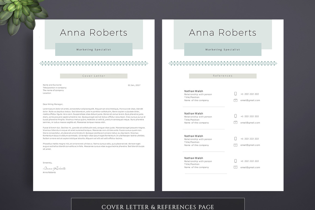 Engaging Resume Template, a Resume Template by VisionTemplates