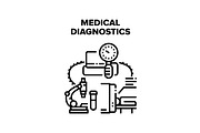 Medical Diagnostics Vector Concept, an Object Graphic by pikepicture