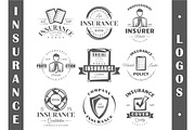 9 Insurance logo templates Vol.2, a Branding & Logo Template by Art Design