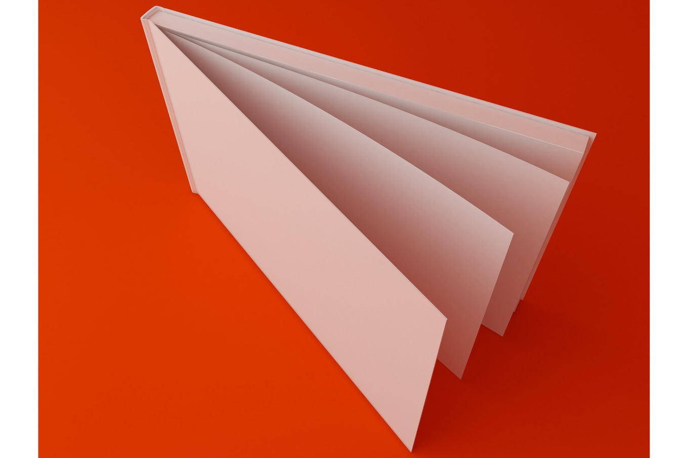 3D Illustration of Brochure Template on color background, a Work ...