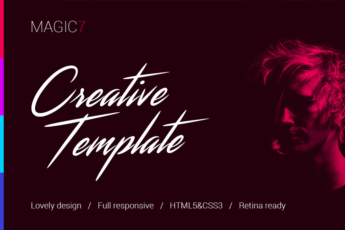 Magic7 – Creative HTML Template, a HTML Template by Amber Graphics
