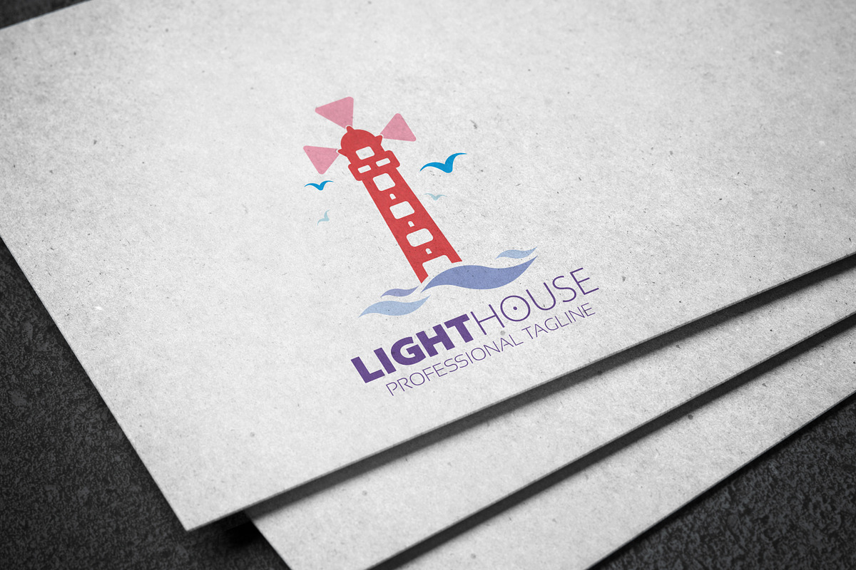 Lighthouse Logo, a Branding & Logo Template by essegraphic