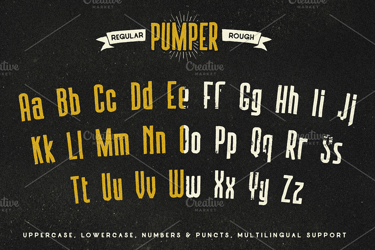 Pumper Typeface, a Sans Serif Font by Aksa & Nusa Co.