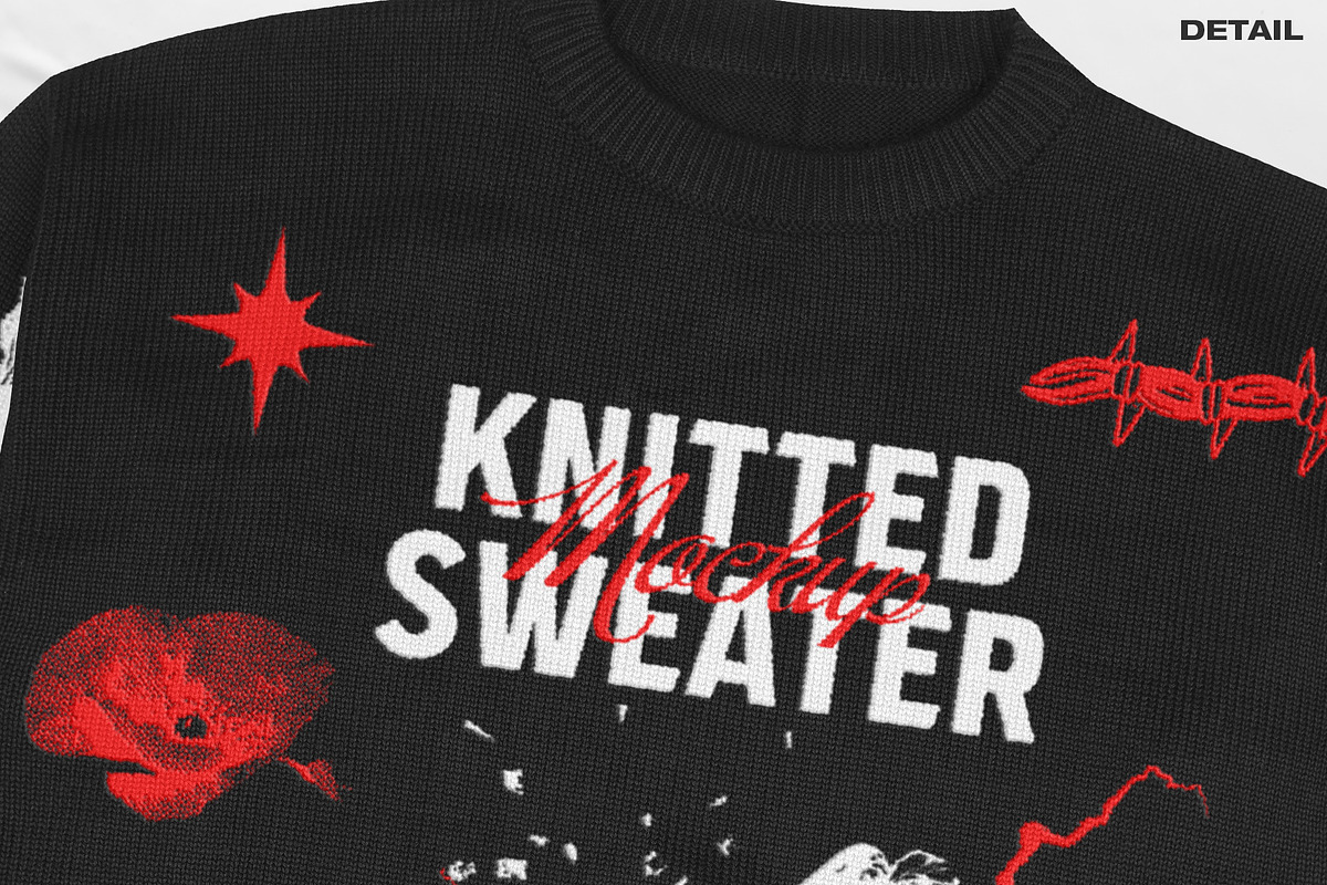 Knitted Sweater - Mockup, a Hoody Mockup by DaldSgh
