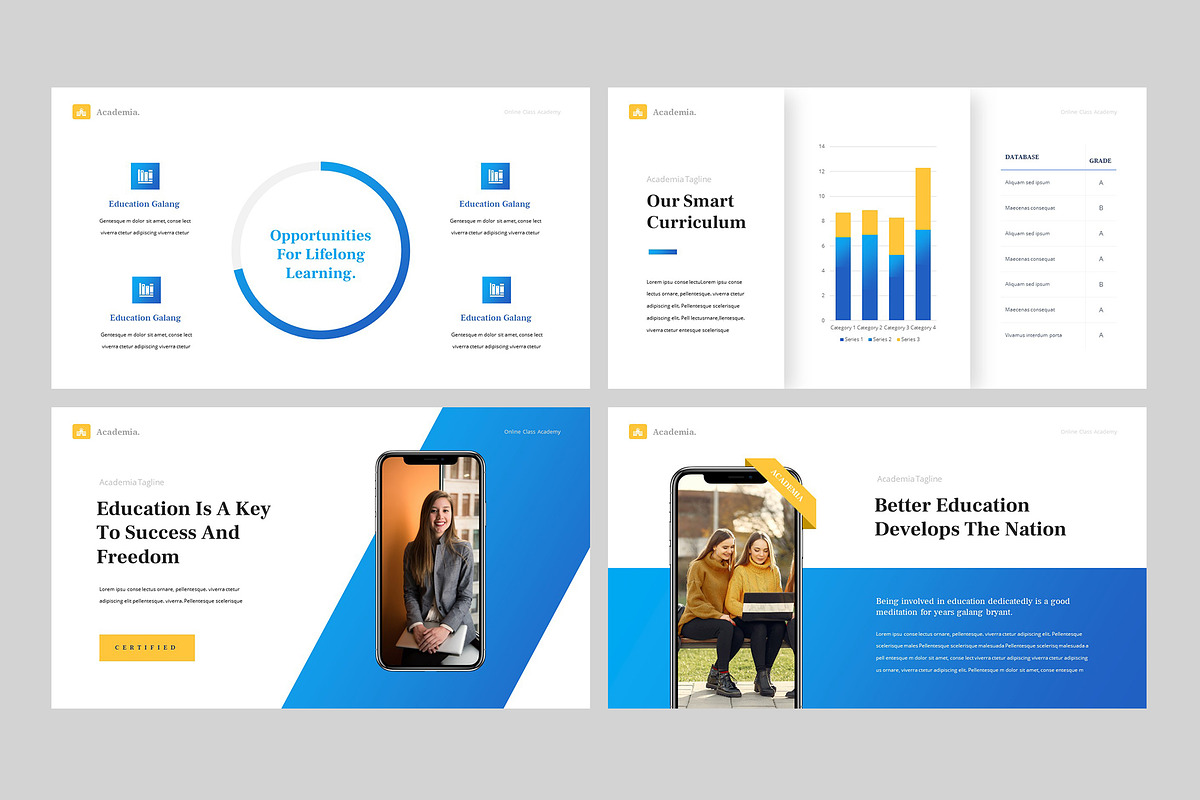 Academia - Education Powerpoint, a Presentation Template by rgbryand