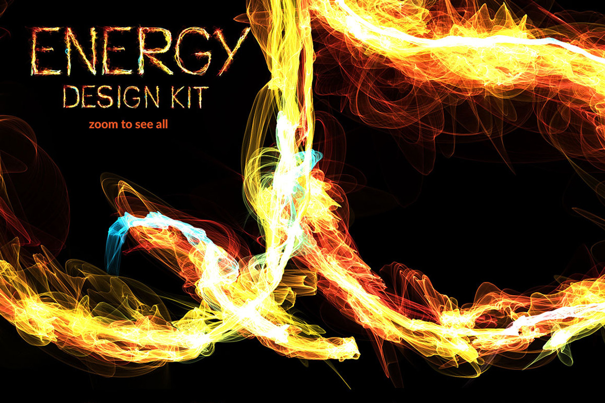 Energy Design Kit, a Background Graphic by DesignSomething
