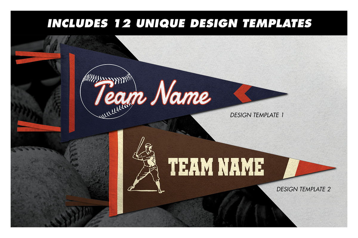 Screen-Printed Felt Pennant Creator