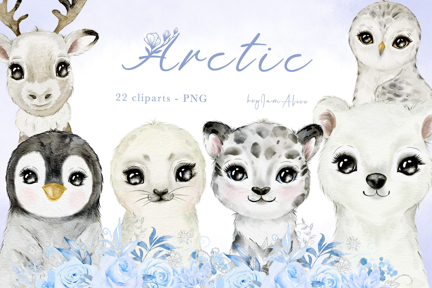 Arctic animal portrait