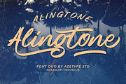 Alingtone • A Font Duo, a Script Font by azetypestudios.com