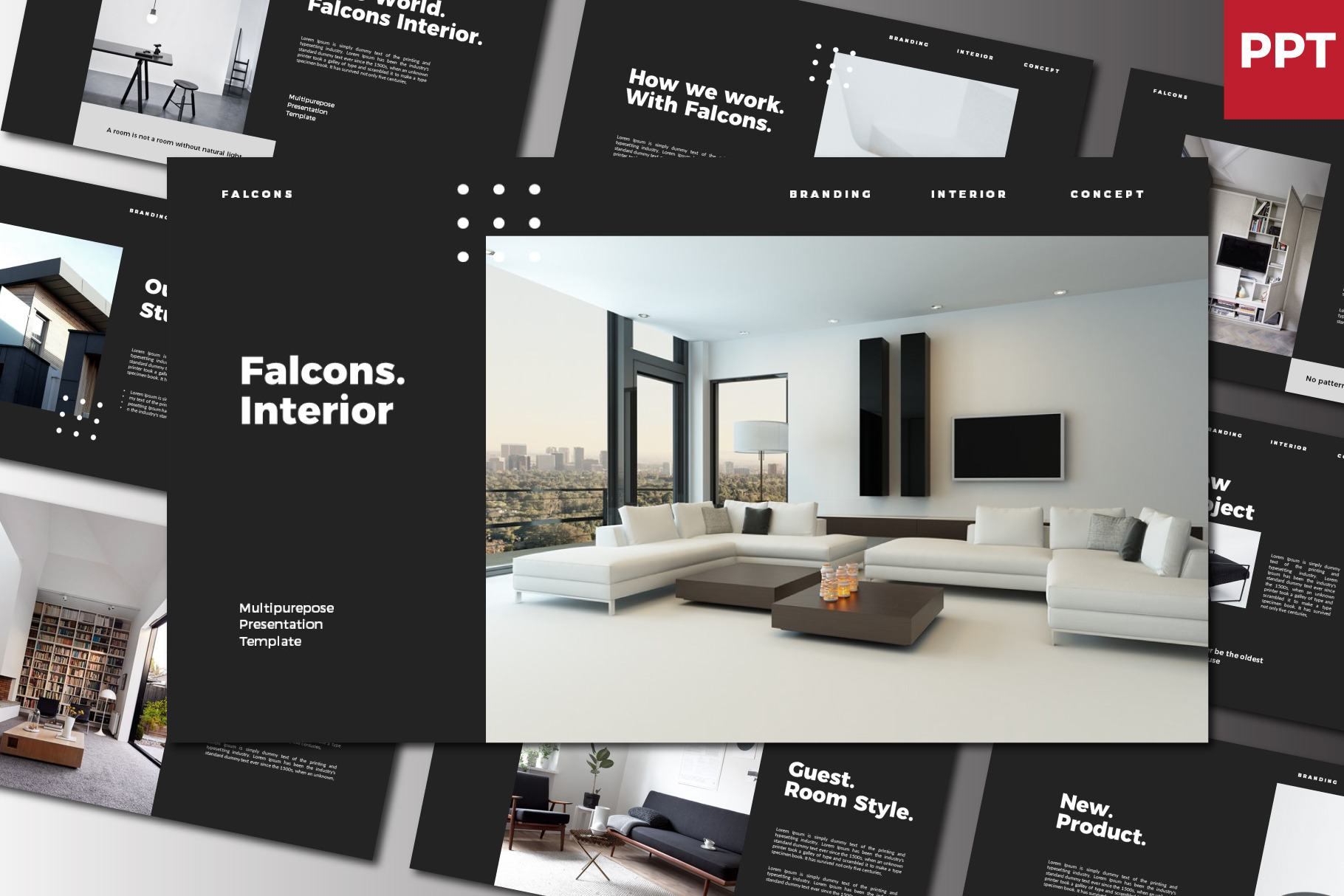 Falcons Powerpoint Template, a Presentation Template by Yo Slide