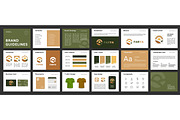 Green and Brown Brand Guidelines, a Texture Graphic by GraphiShop