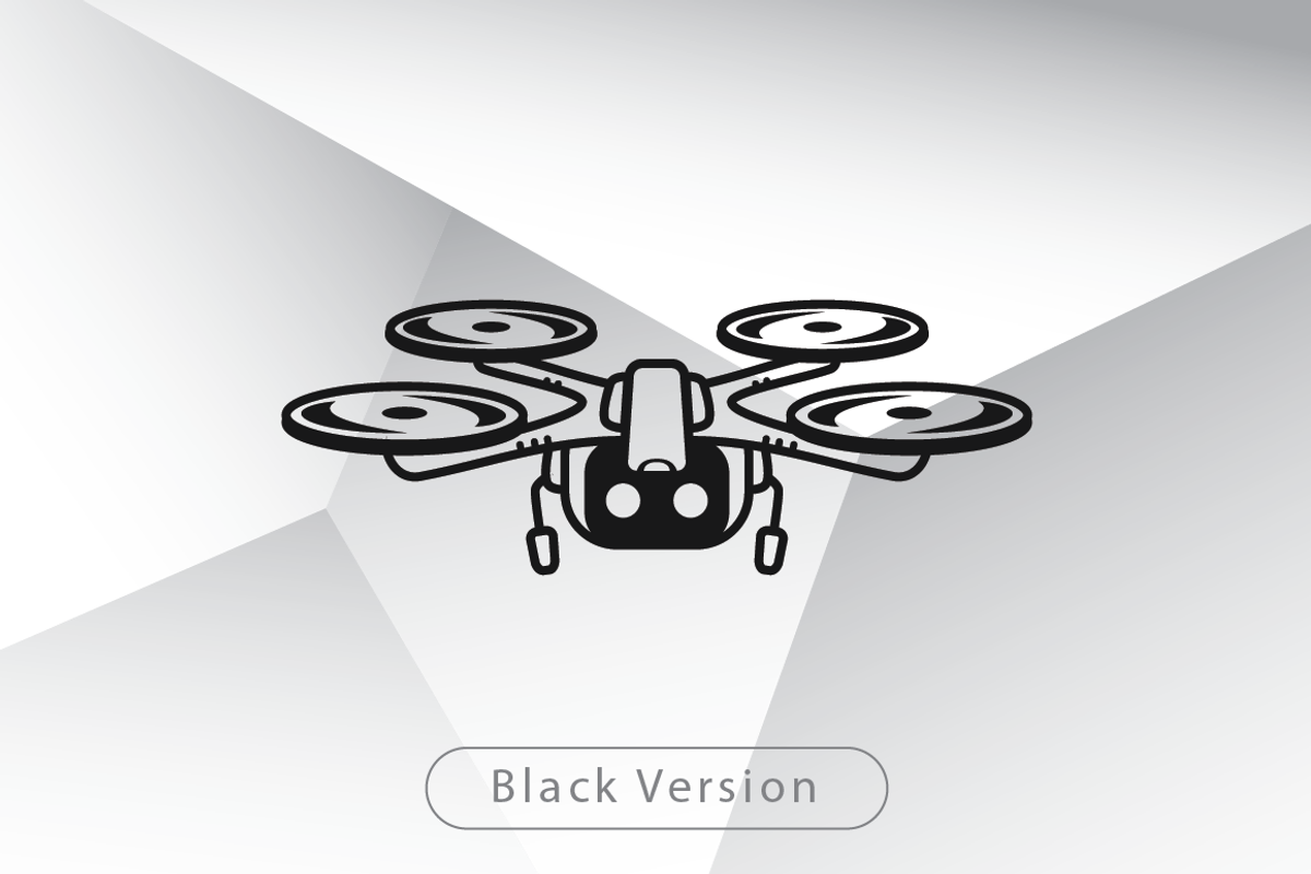 Robot Drone Logo Template, a Branding & Logo Template by Heavtryq Design