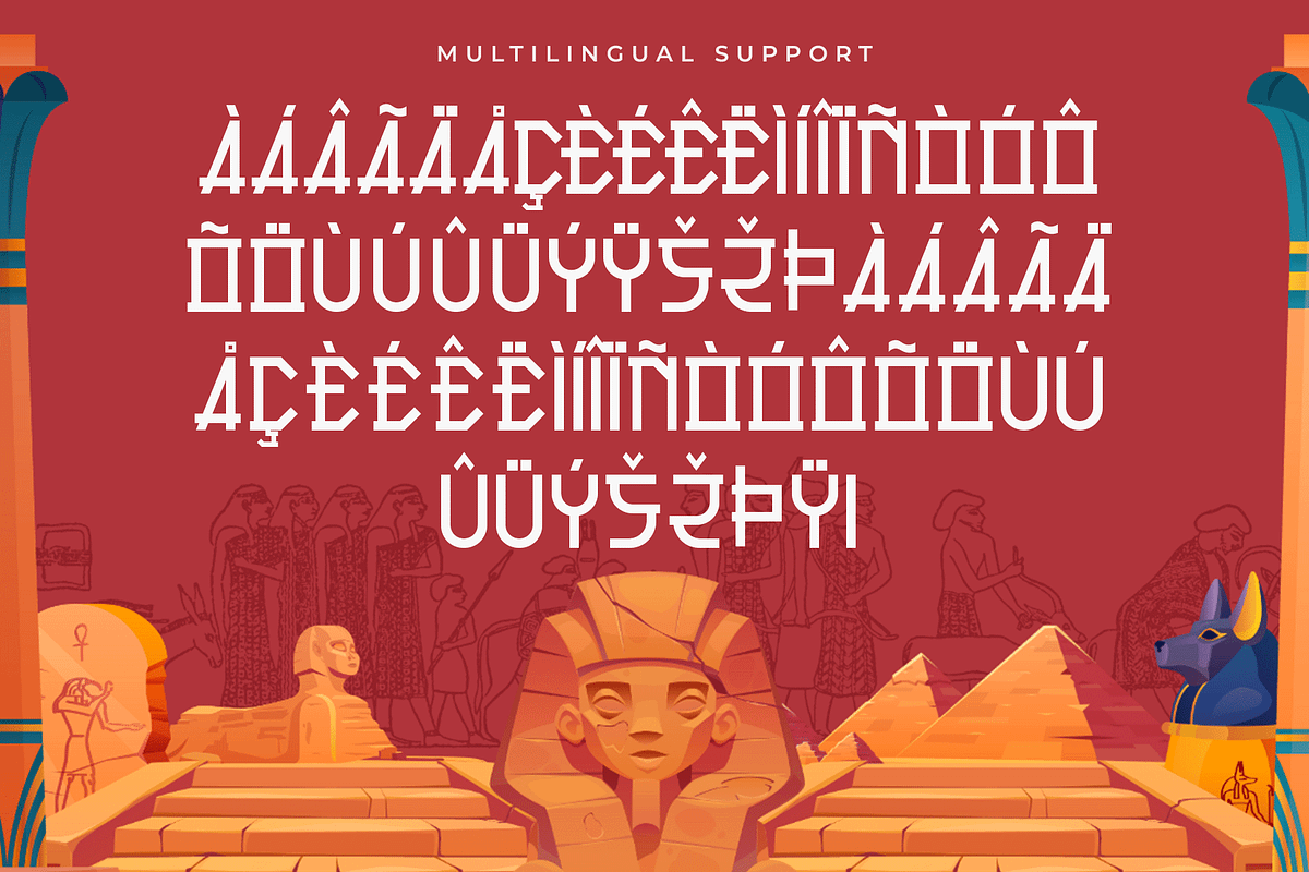 Chorun – Modern Egyptian Font, a Serif Font by overlaytemplates