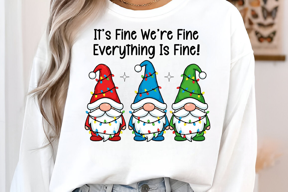 It's Fine We're Fine Everything is F, an Illustration by Libby Wishes