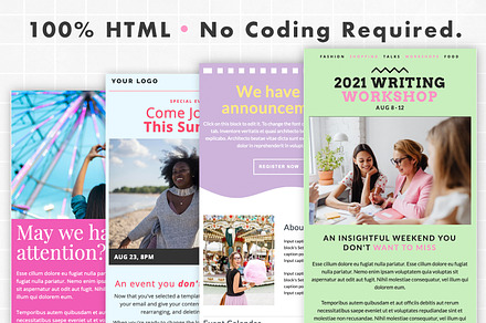 Events - Email Template, an Email Template by Pennyblack Templates