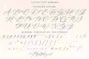 Lucille Wedding Calligraphy Font, a Script Font by Mila Garret