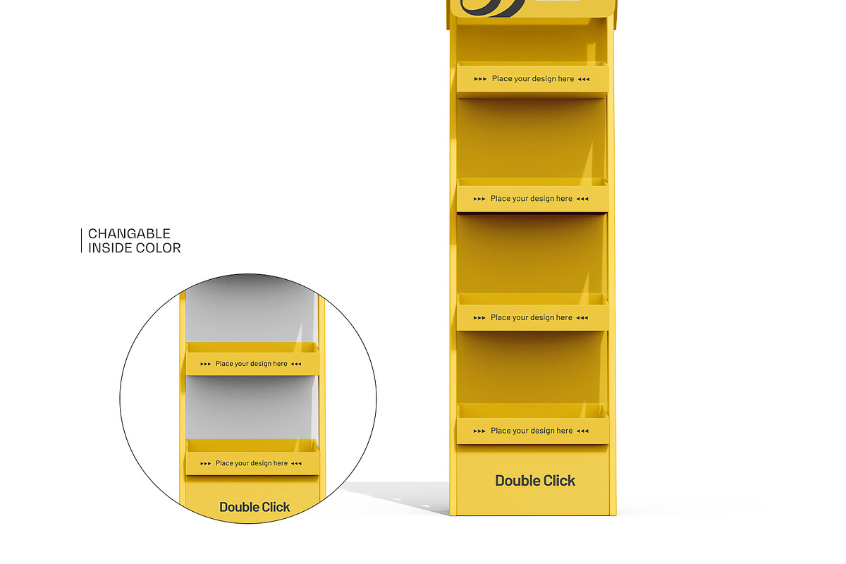 Advertising POS Display Rack Mockup, an Advertising Mockup by Ram ...