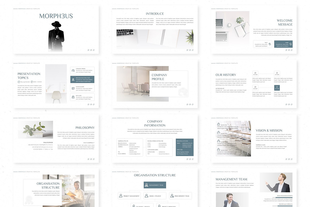 Morpheus - Powerpoint Template, a Presentation Template by inspirasign