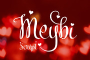 Meybi, a Script Font by Digital Typeface Studio