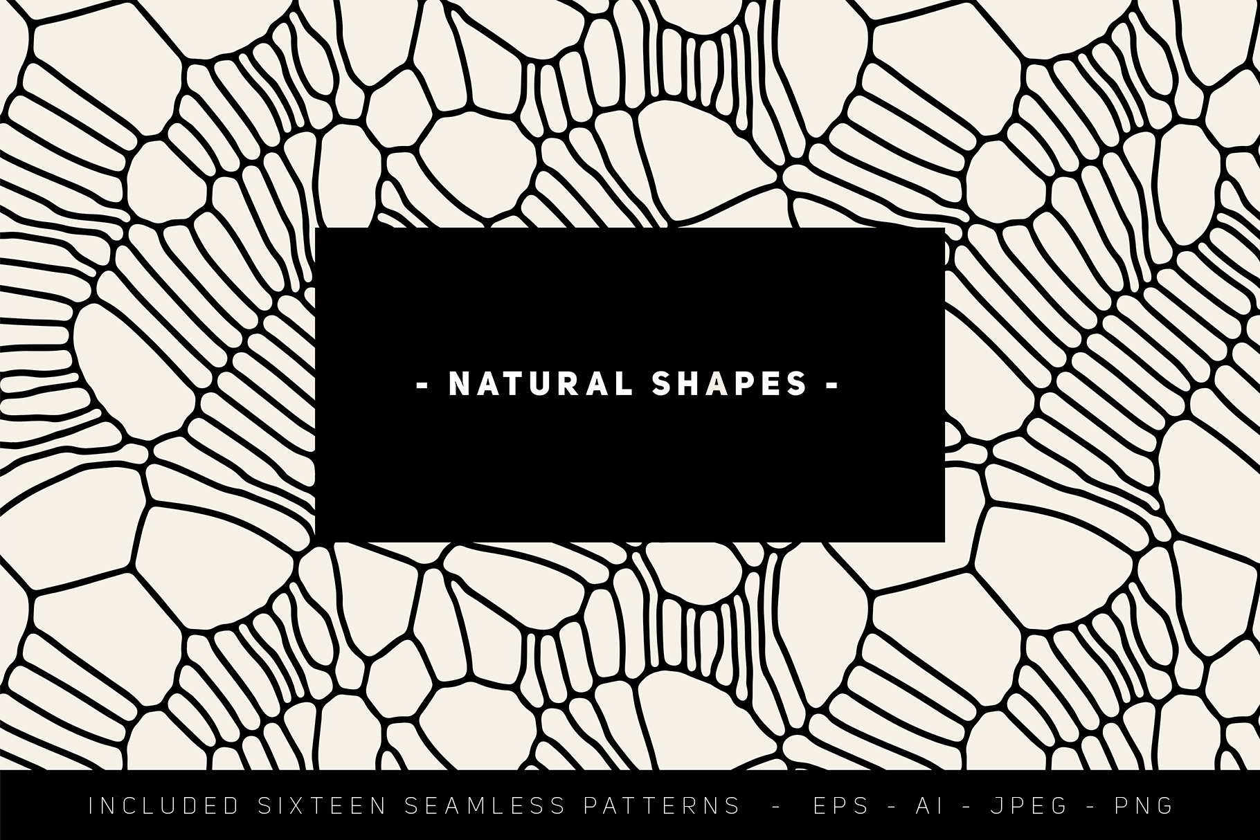 Natural Shapes | Seamless Patterns, a Pattern Graphic by Curly_Pat