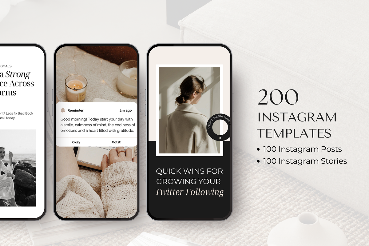 Social Media Instagram Templates, a Social Media Template by ShopRShop