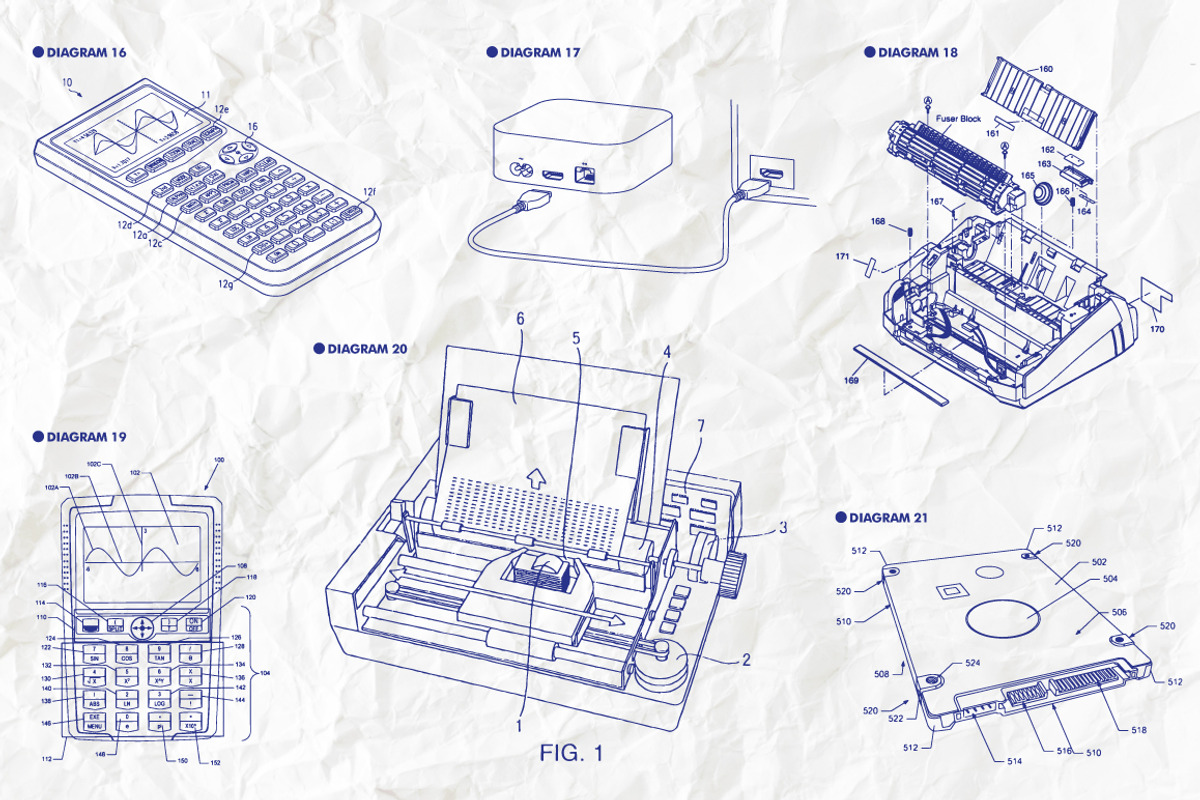 Retro Diagrams - The Office Edition, a Technology Illustration by Offset