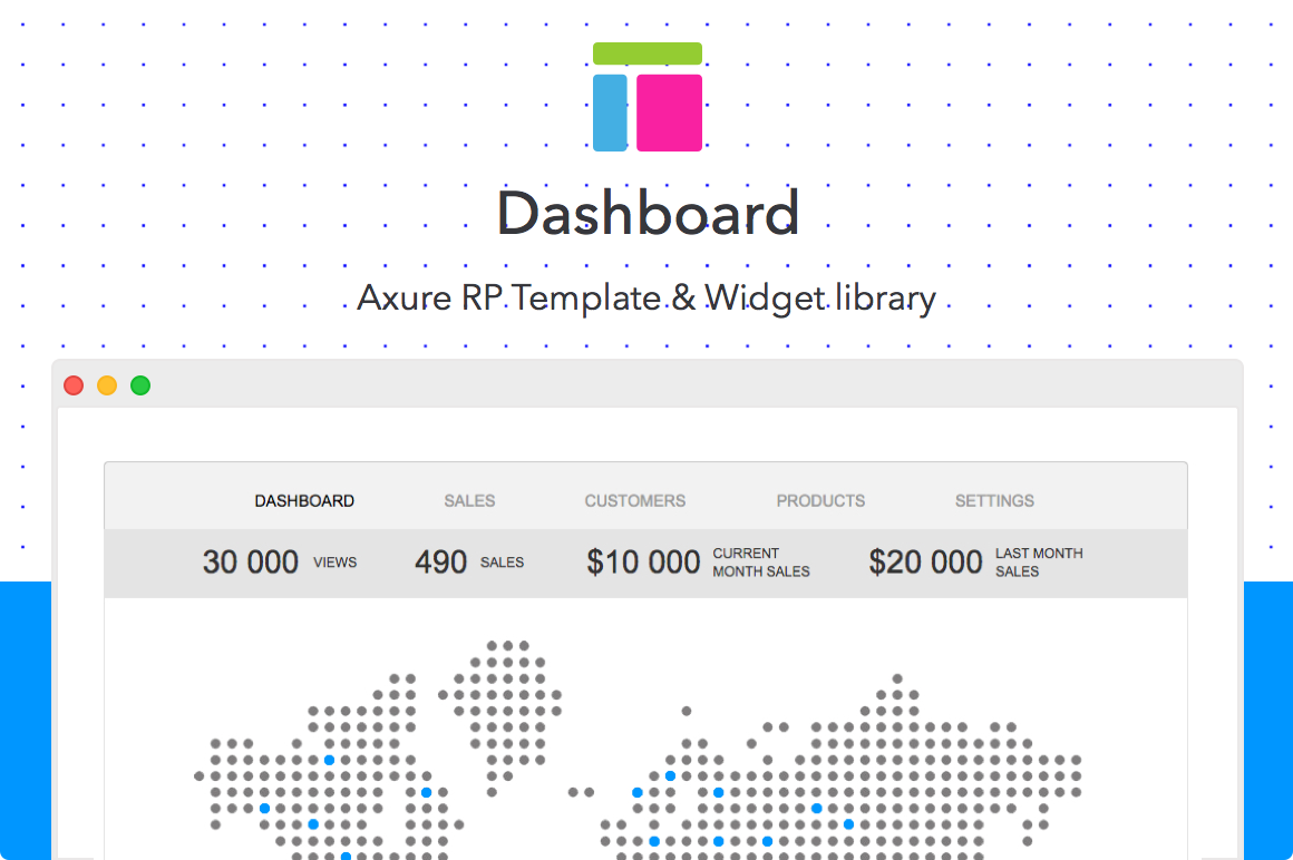 Axure template / Dashboard, a Websites & App Template by Axemplate