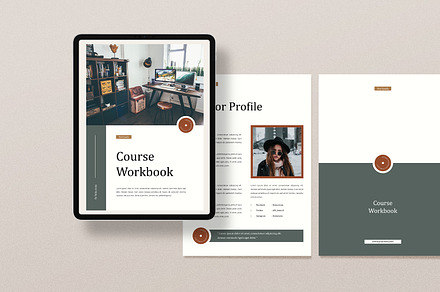 Course Workbook, a Brochure Template by Portocraft