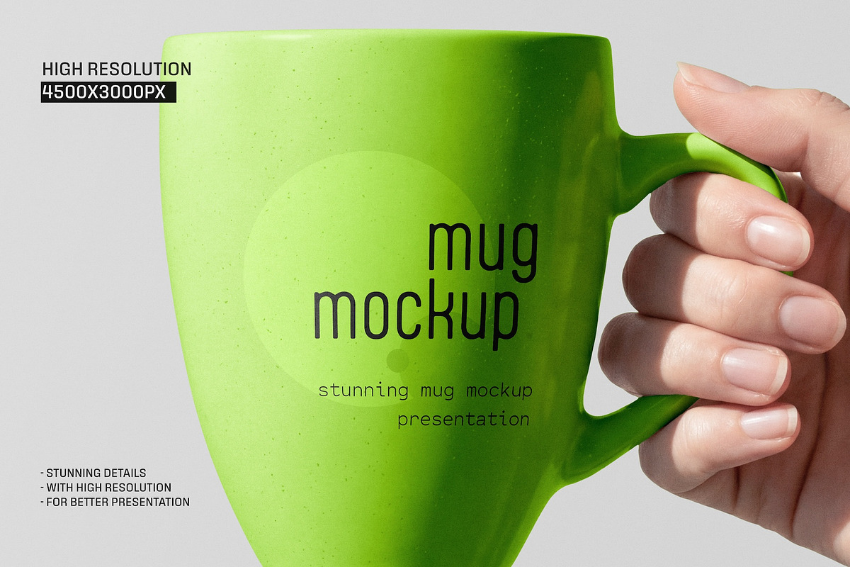 Coffee Mug Hand Holding Mockup, a Cups & Container Mockup by Toasin Studio