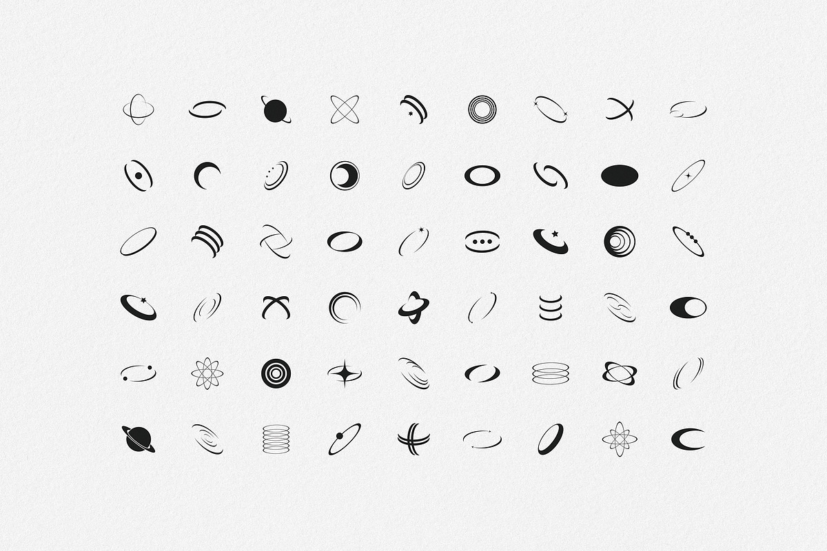 Y2k Circles Vector Set, an Object Graphic by Design Squad