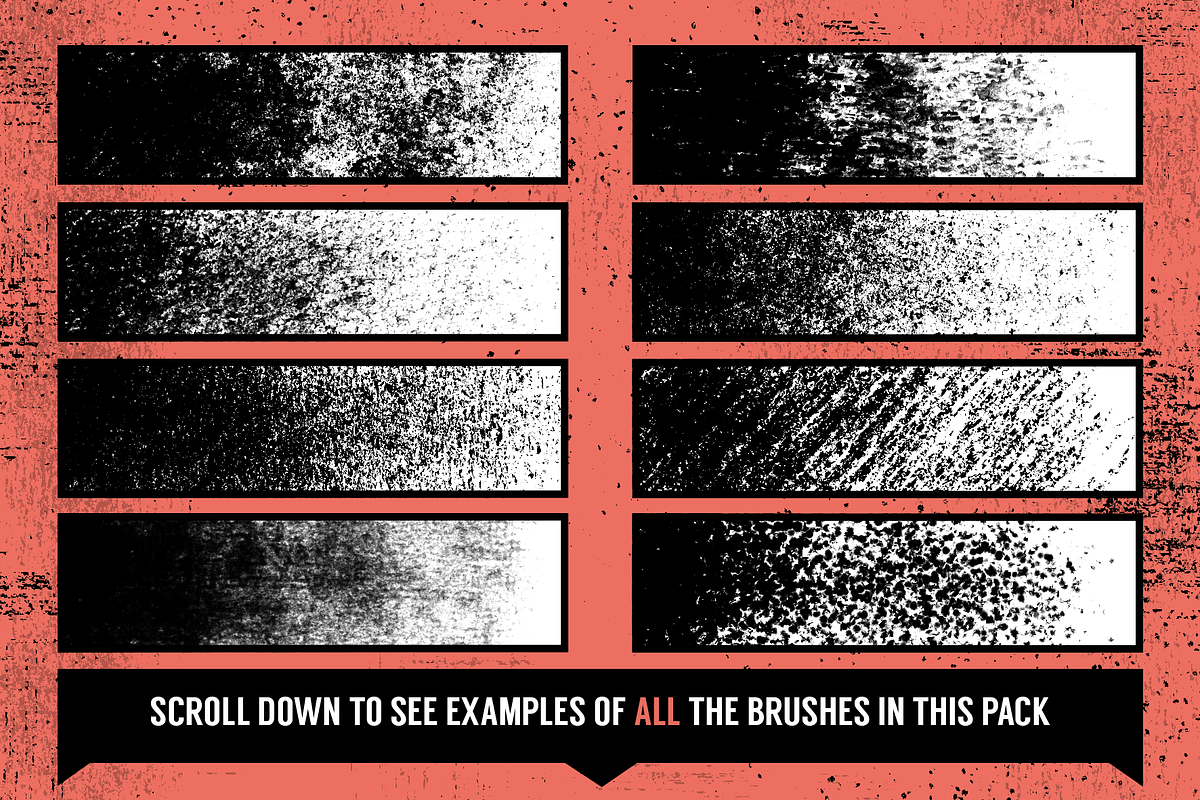GRIT Texture Brushes for Procreate, a Brush Add-On by BrushUp