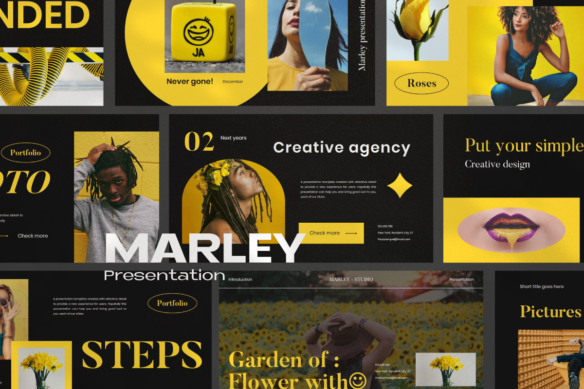 Marley - Creative Brand Powerpoint, a Presentation Template by ...
