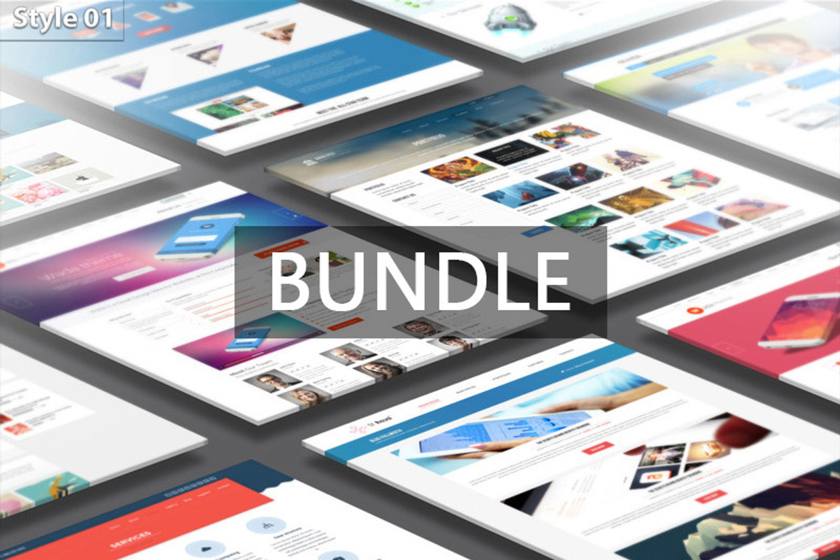 Website Presentation Mock-Up Bundle, an iPhone Mockup by Graphicsworld125