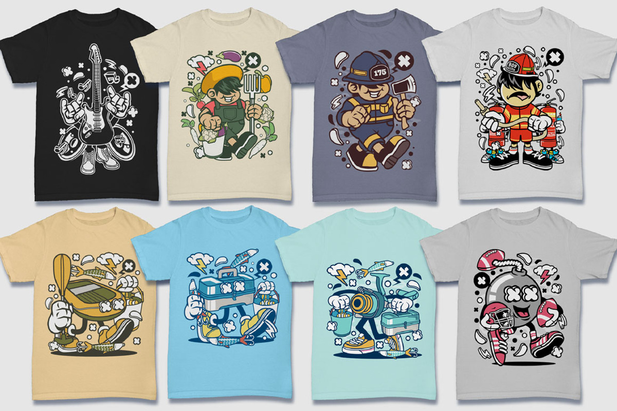 Cartoon Vector #4 Design Bundle, an Illustration by roach_graphic
