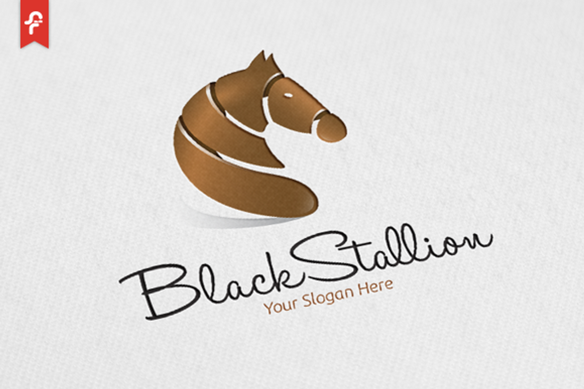 Black Stallion Logo, a Branding & Logo Template by ft.studio