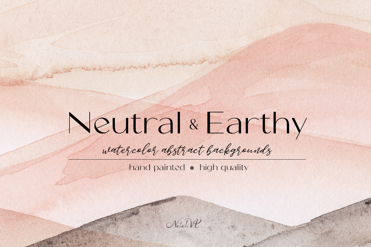Neutral & Earthy abstract background, a Texture Graphic by NataliVA