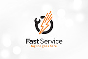 Fast Service Logo Template, a Branding & Logo Template by gunaonedesign