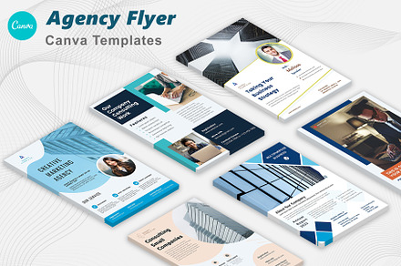 Canva Business Flyer Templates, a Flyer Template by Pennyblack Templates