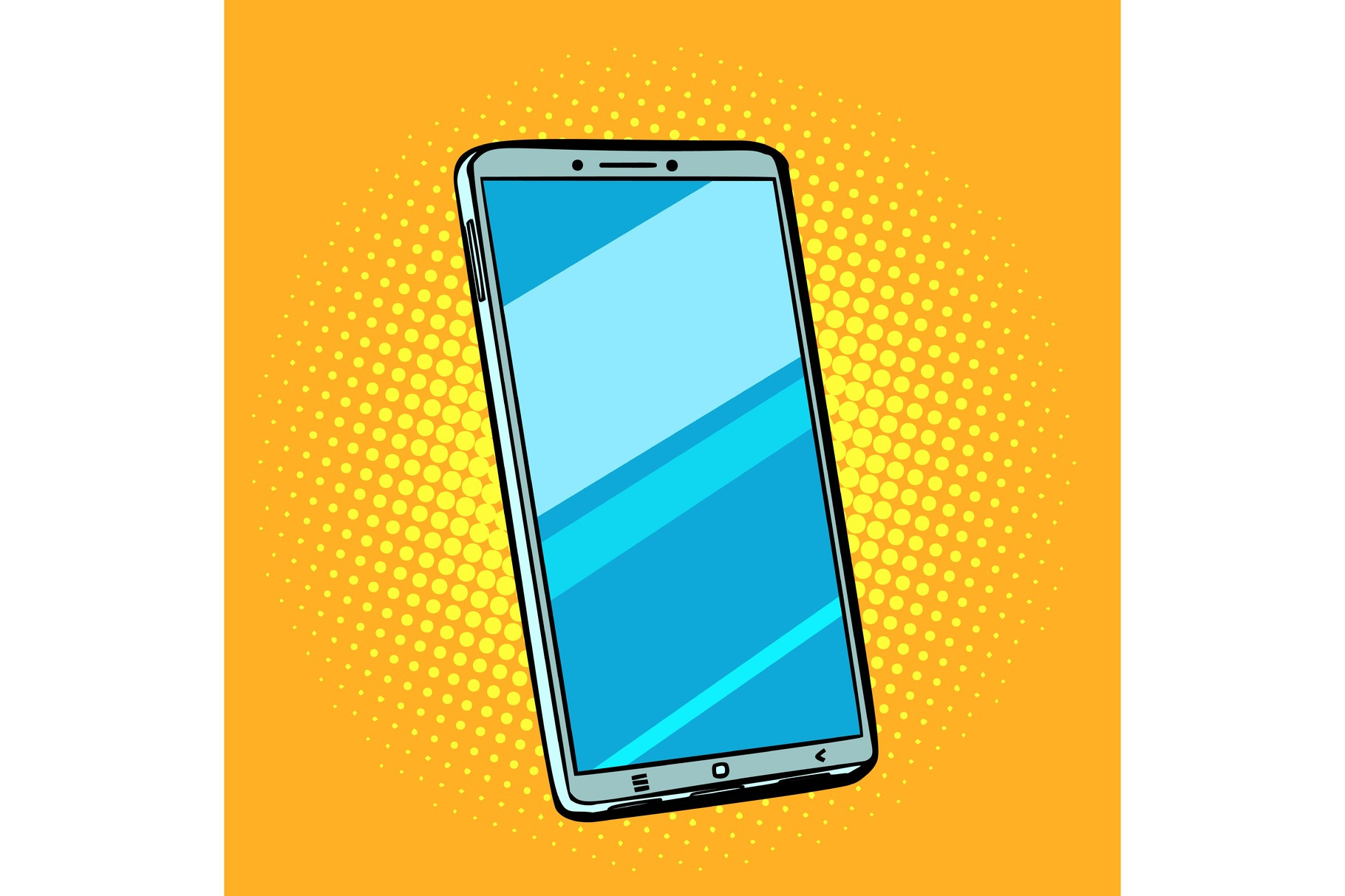 Mobile phone smartphone, an Object Illustration by studiostoks ...