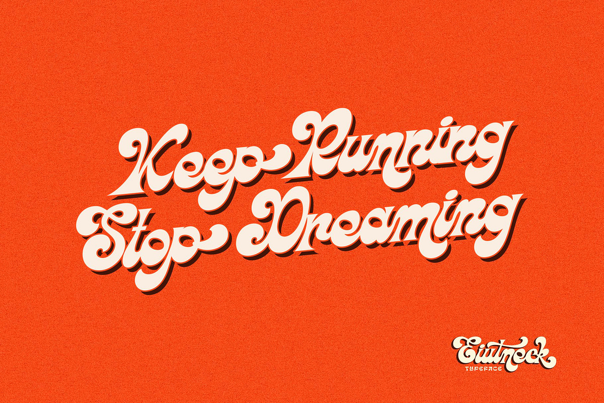 Eiutneck Script, a Script Font by ngene