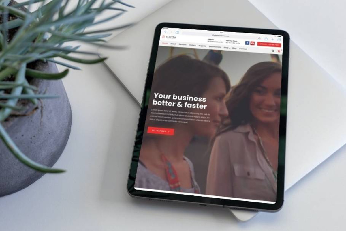 Modern & Creative WordPress theme – Electra