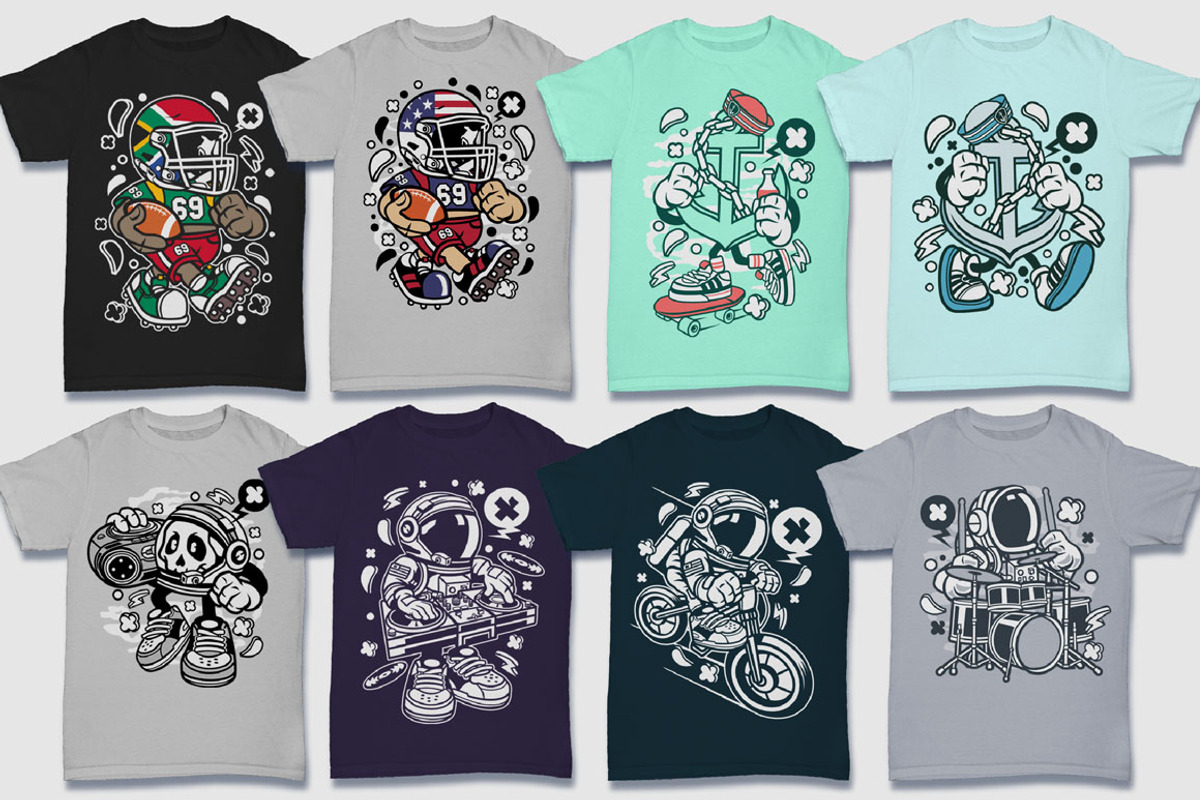 Cartoon Vector #4 Design Bundle, an Illustration by roach_graphic