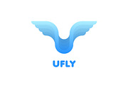 U Fly Letter Logo, a Branding & Logo Template by Last Spark