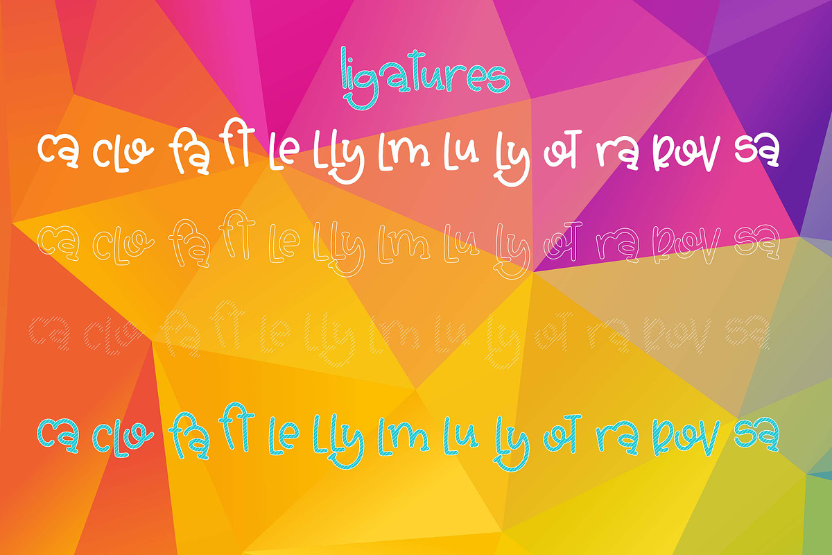 Clover Rover, a Font by OnTheSpotStudio