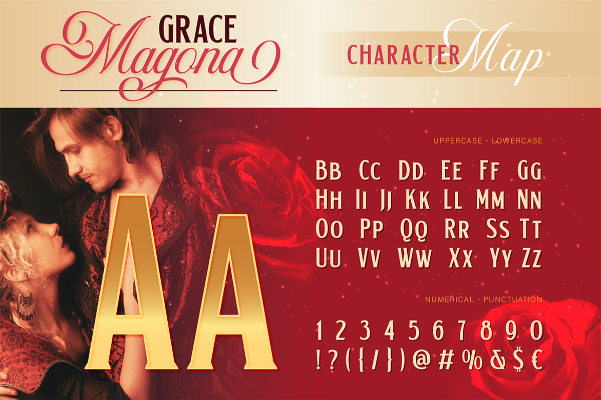 Grace Magona - Romance Duo Font