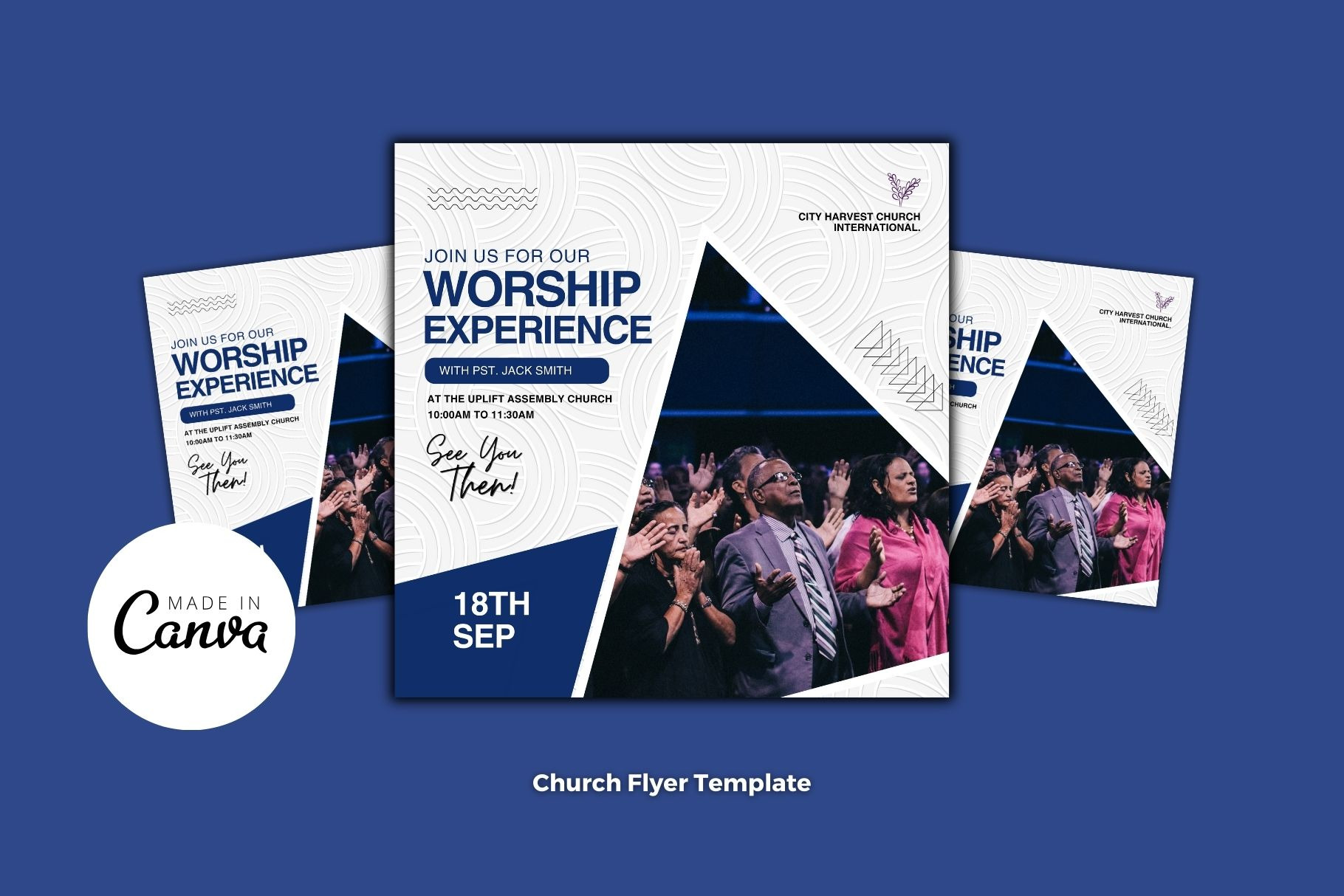 Worship Experience Church Template | Social Media Templates ~ Creative ...