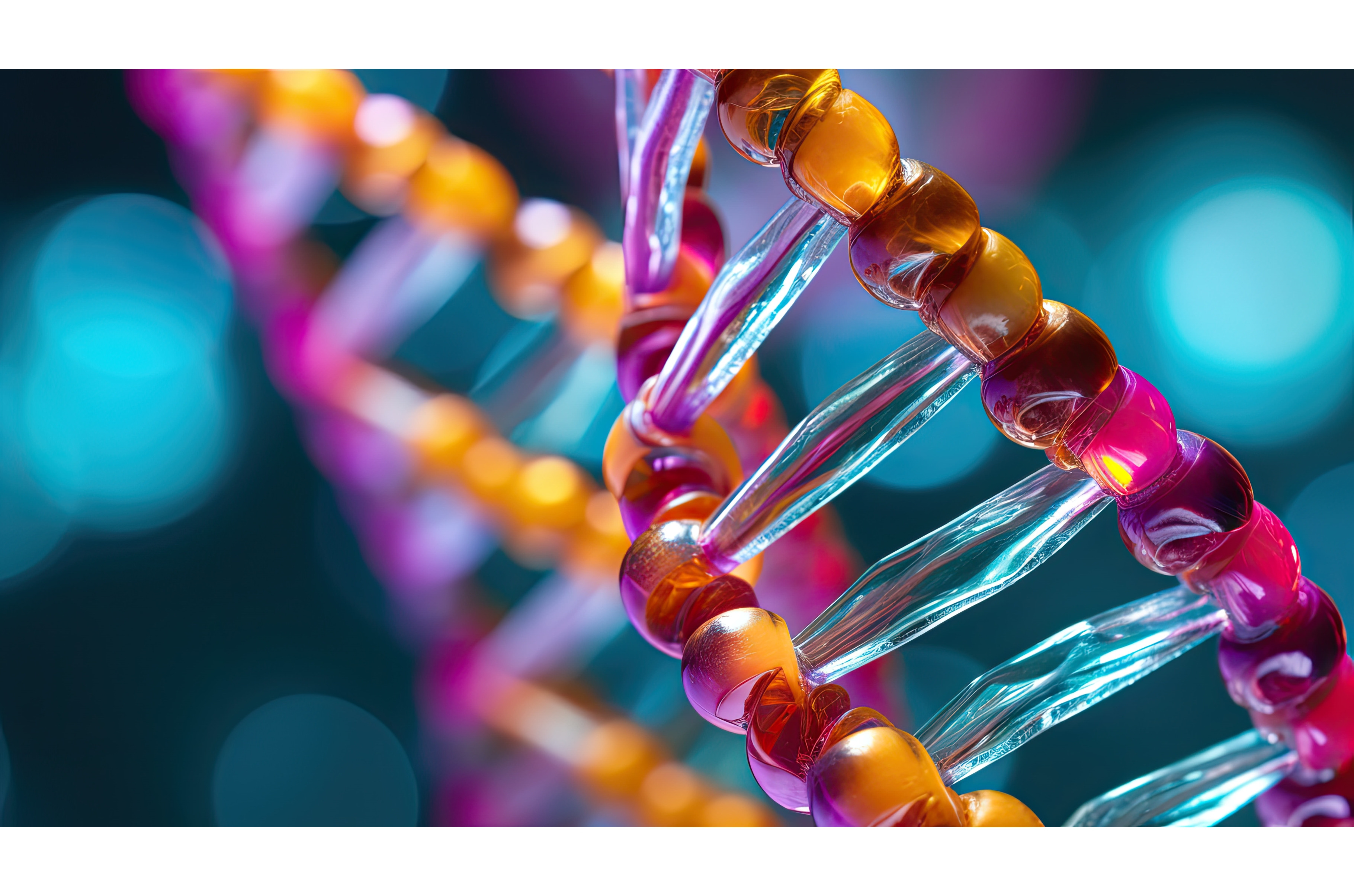double dna molecule ai generated, a Technology Photo by pikepicture ...