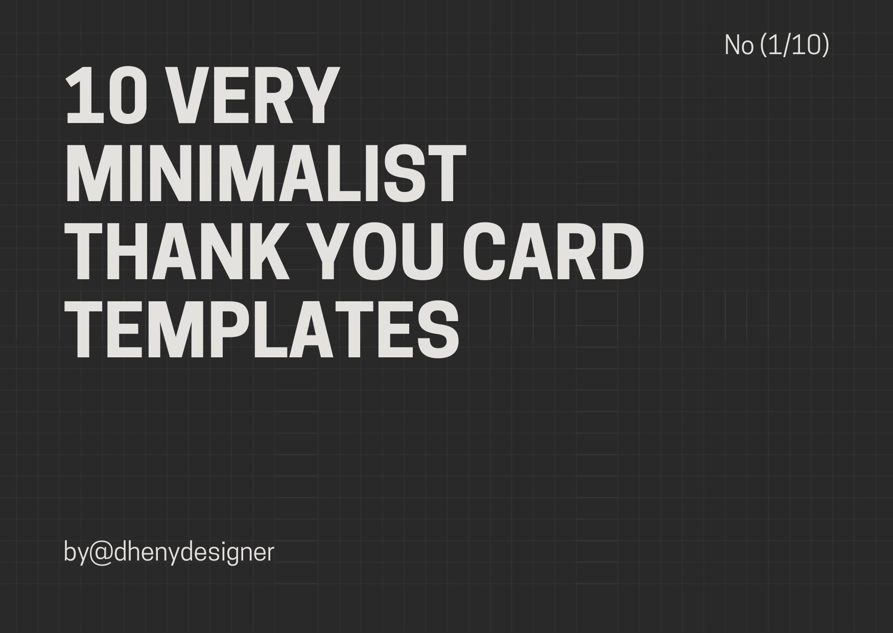Card Template Thank You, a Graphic by Dheny Designer