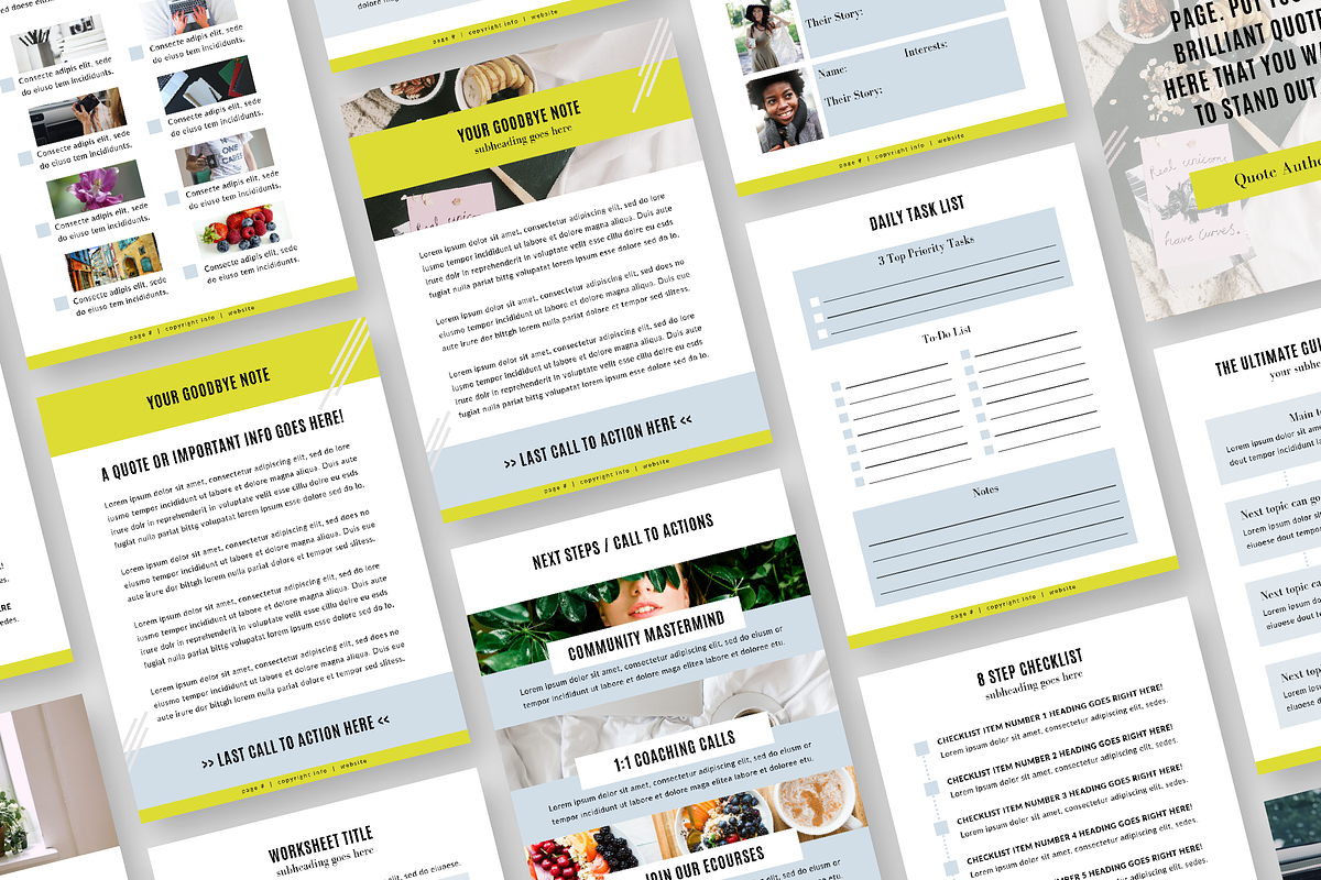 Lead Magnet Templates, a Marketing Template by Studio Soluna | Creative ...